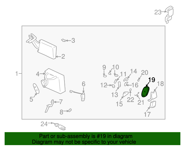97149-2D000 - Cam - 2001-2008 Hyundai | OEM Hyundai Parts Outlet