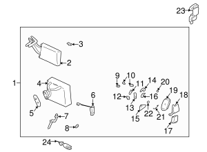 2001-2008 Hyundai Actuator 97154-2D000 | OEM Parts Online