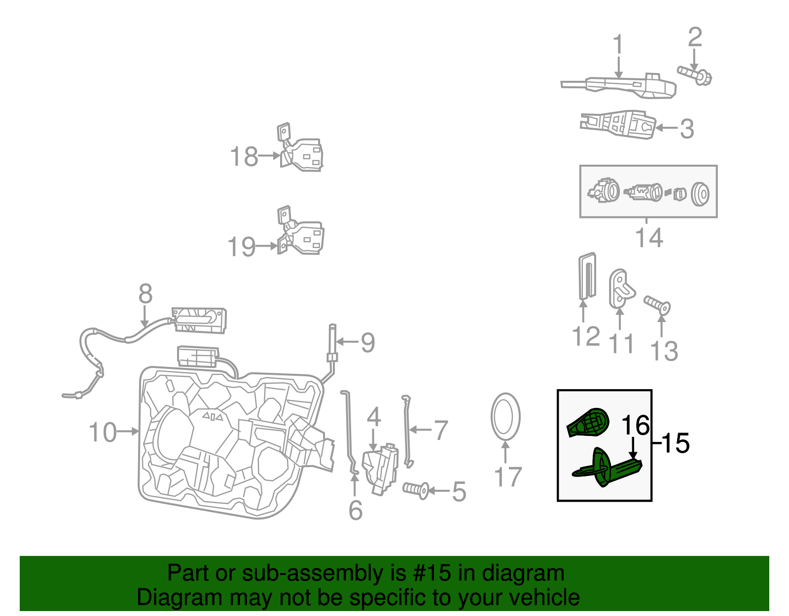 2012-2013 Jeep Grand Cherokee Key Fob 56046735AH | Mopar Parts Canada