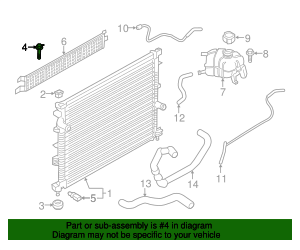 2015-2023 Ford Radiator Mount Bracket F2GZ-8A193-A | OEM Parts Online