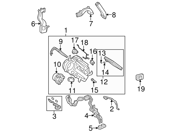 2008-2020 Toyota HVAC Air Inlet Door Actuator 87106-28170 | OEM Parts ...