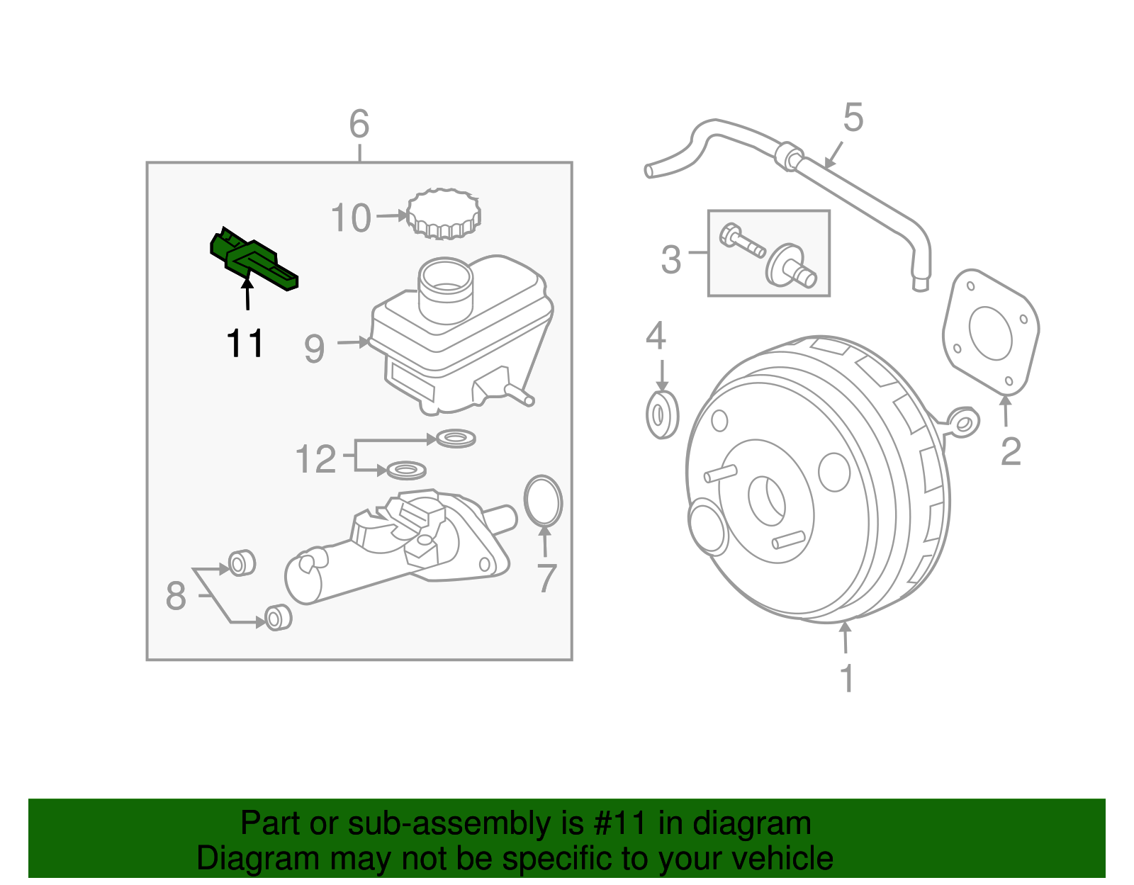 Genuine OEM Ford Part - Fluid Level Sensor YL8Z-2C050-AA | Genuine OEM ...