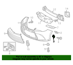 2012-2020 Toyota Retainer, Front Fender Liner 53879-06100 | Toyota ...