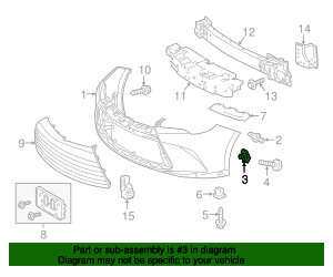 53879-06100 - Retainer, Front Fender Liner - 2012-2020 Toyota | OEM ...