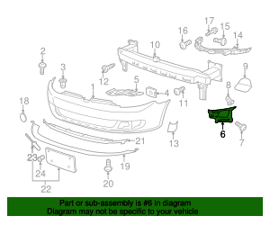 2010-2014 Volkswagen OEM NEW 2010-2014 VW Volkswagen Golf Jetta Bumper ...