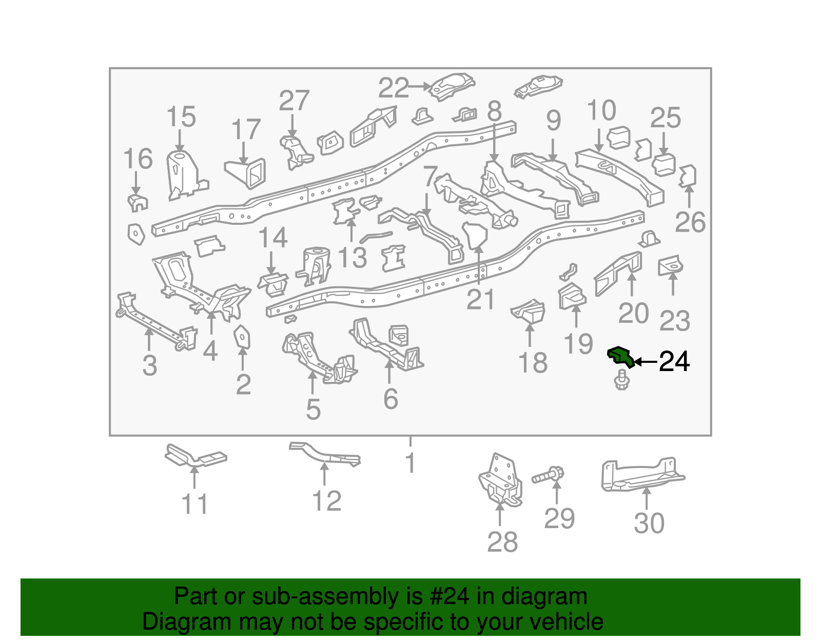 2003-2024 Toyota Tie Down Hook 51095-60030 | Toyota Parts Center