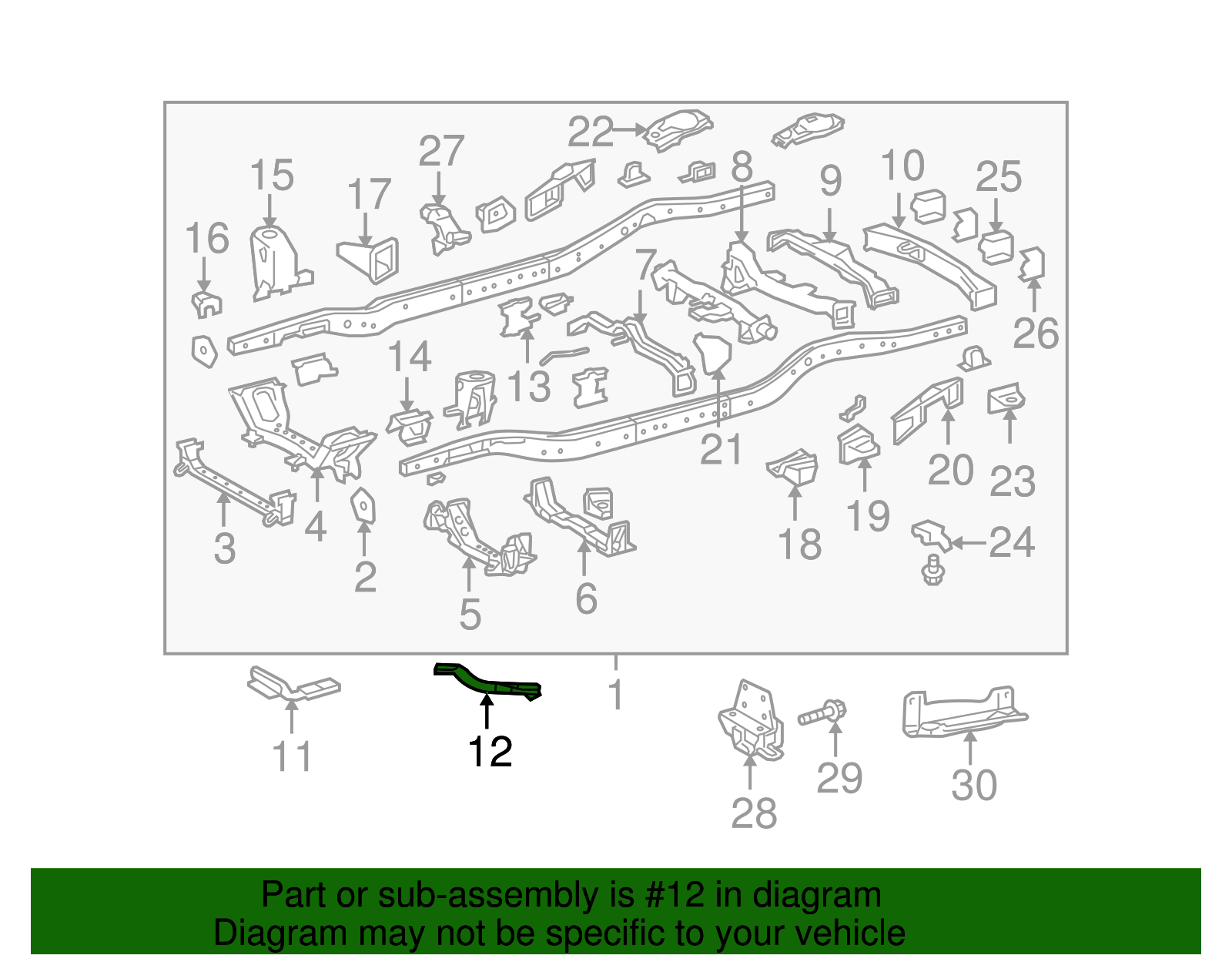 2003-2024 Toyota Suspension Support 51226-35060 | Toyota Parts Center