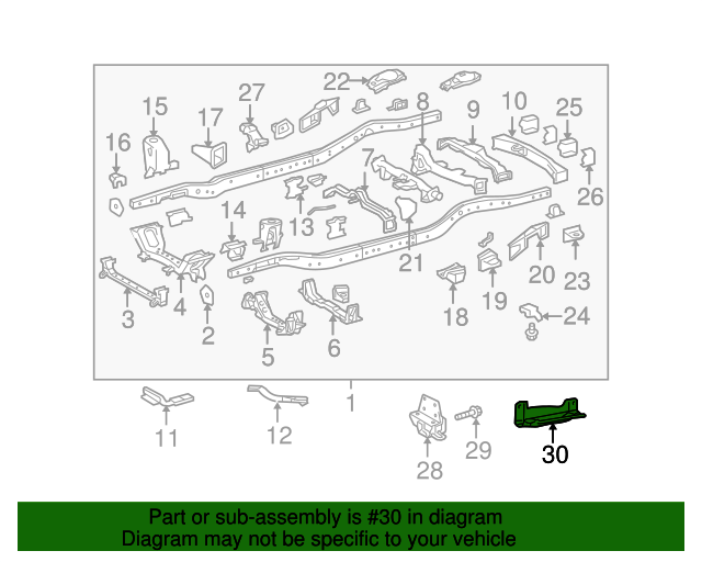 52173-35100 - Reinforced Plate - 2010-2020 Toyota 4Runner | Lithia ...