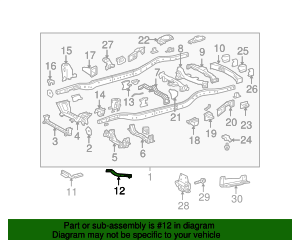51225-35040 - Suspension Support 2003-2024 Toyota | Ourisman Toyota Parts
