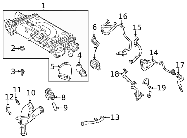 LR122695 - Outlet Duct - 2019-2020 Land-Rover | Land Rover Lake Bluff