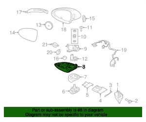 2015-2024 Porsche Macan Mirror Housing 95B-857-185-J-G2X | Porsche Marin