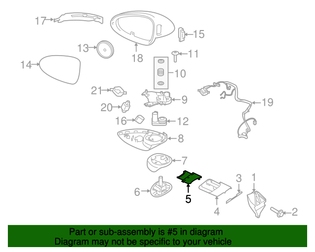 Genuine Porsche 95B-857-109-G2X |Inner Cover | FREE Shipping on Most ...