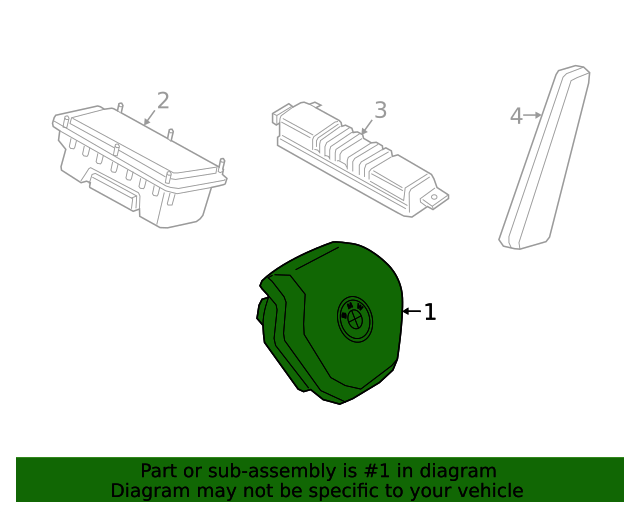 Genuine BMW 32-30-5-A25-0B3 | Driver Inflator Module | FREE Shipping on ...