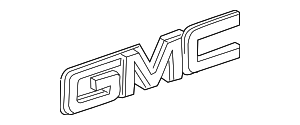1999-2019 GM Vehicle Name Plate 84306694 | Chevy Parts Pro