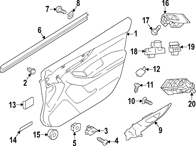 83071FL62A - Switch Assembly 2017-2023 Subaru Impreza | AutoNation Parts
