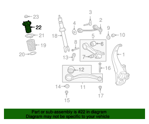2000-2015 Jaguar Upper Mount XR858419 | JaguarParts.com