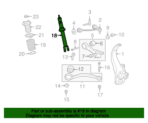 C2Z27763 - Shock Absorber 2013-2015 Jaguar XF | AutoNationParts.com