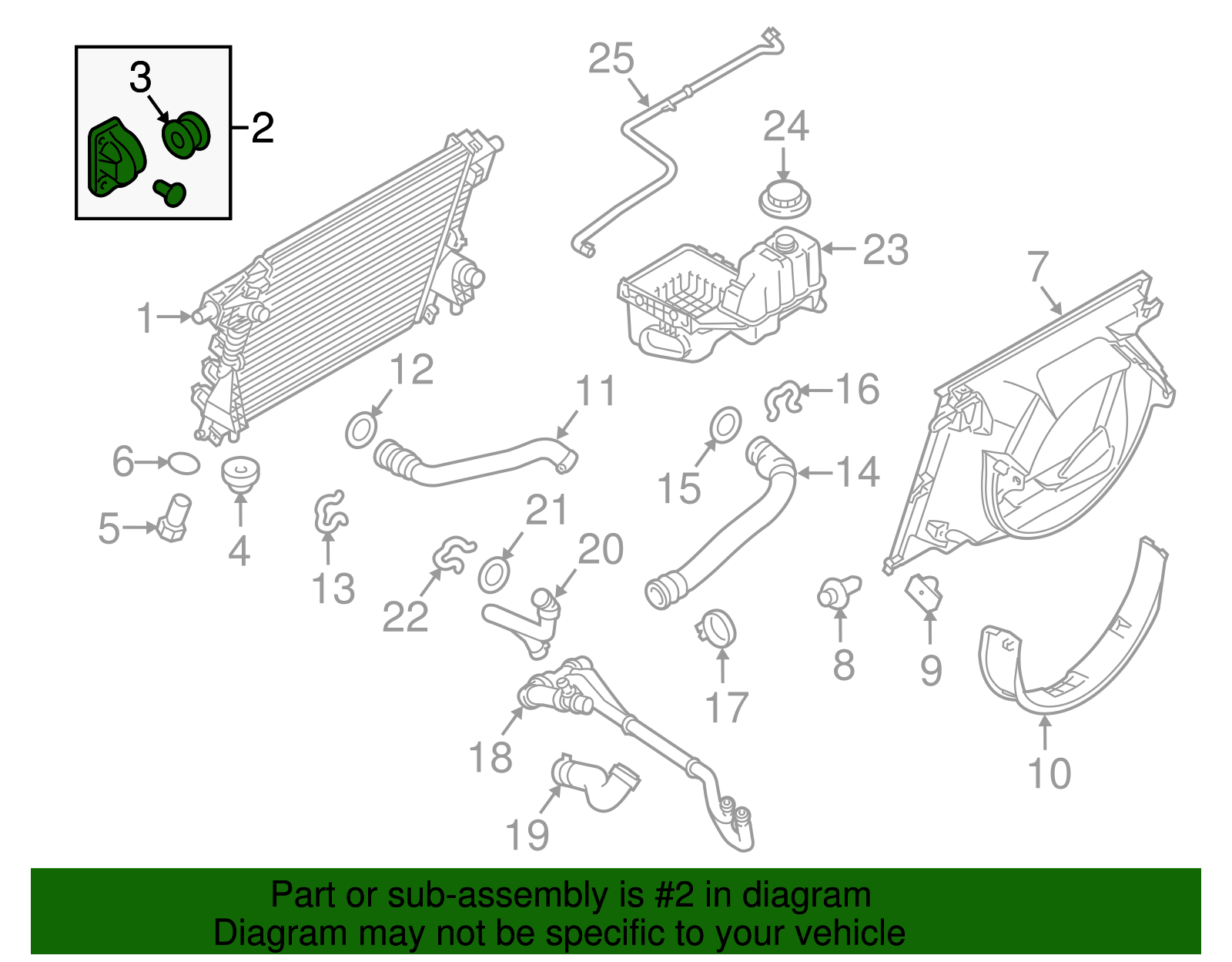 BC3Z-8A193-A - Radiator Support Bracket 2011-2016 Ford | Big 3 Auto Parts