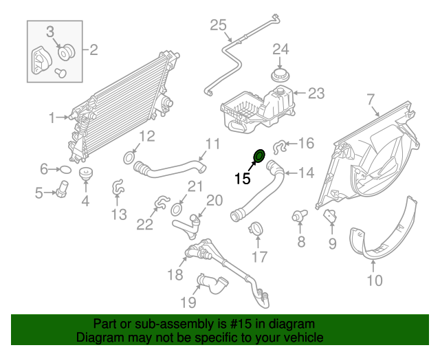 2008-2016 Ford OEM NEW 2008-2016 Ford F-250 F-350 Super Duty Lower Hose ...