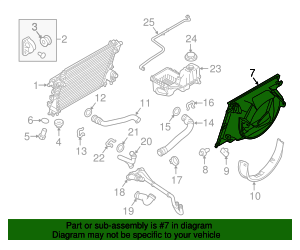 Genuine OEM Ford Part - Fan Shroud BC3Z-8146-G | Genuine OEM Ford Parts ...