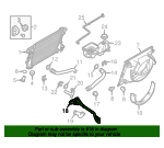 2011-2016 Ford Connector Hose BC3Z-8286-L | QuirkParts