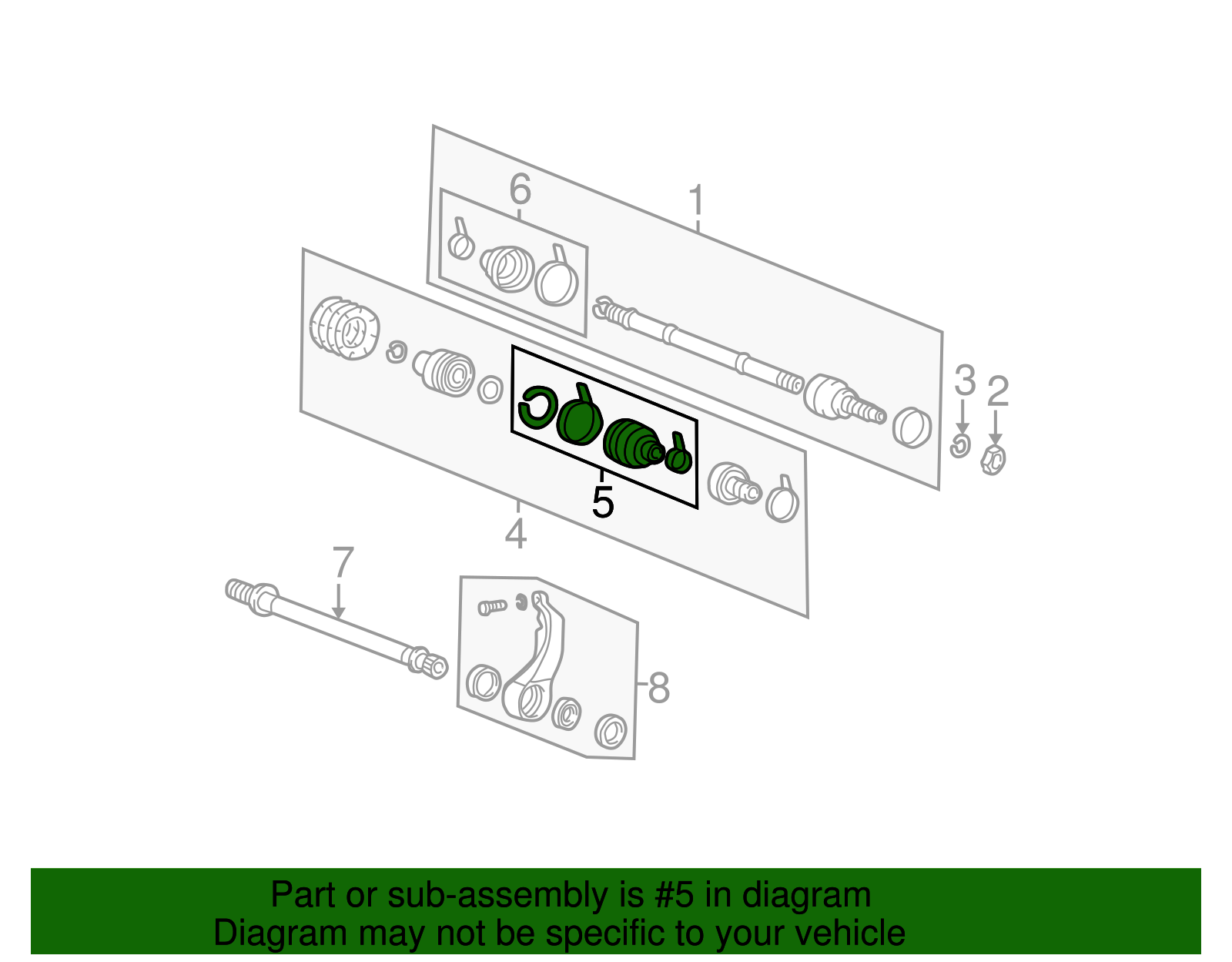 1999-2003 Hyundai Sonata Inner Boot 49506-38J00 | Hyundai Wholesale Direct