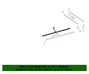 2019-2023 Mercedes-Benz Roof Molding Bracket 463-987-02-00 ...