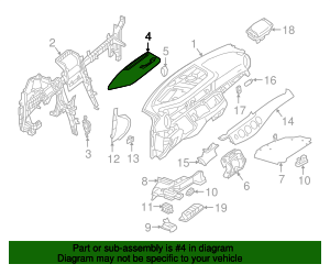 213-680-95-05-8R23 - Center Cover 2017-2020 Mercedes-Benz | Mercedes ...