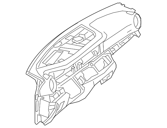 213-680-46-04-8U09 - Instrument Panel 2018-2020 Mercedes-Benz ...