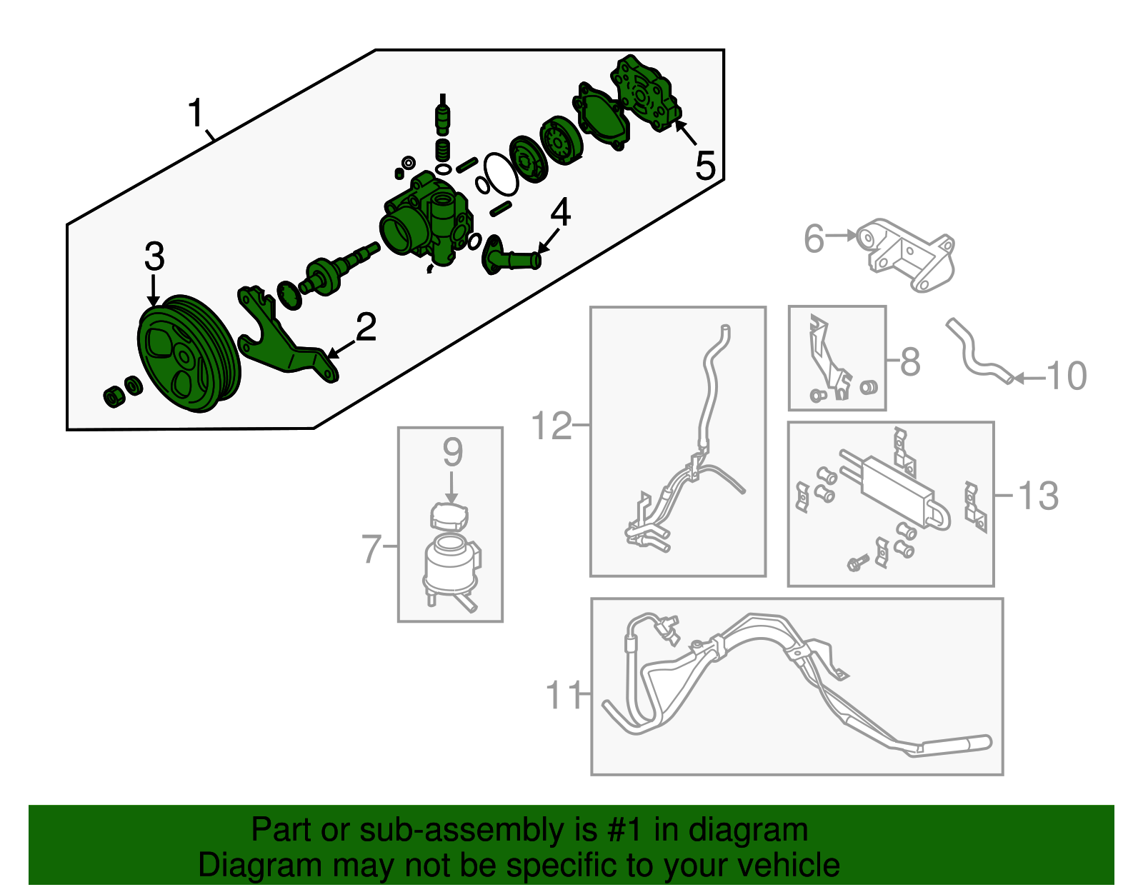 49110-JK01A - Power Steering Pump 2007-2015 Infiniti | INFINITI Parts ...