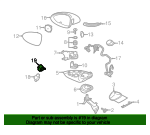 2015-2022 Porsche Macan Side Camera Retainer 95B-857-117 | Porsche Marin