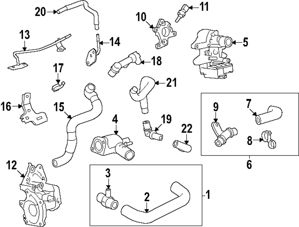 16279-F0050 - By-Pass Pipe 2024 Toyota Tacoma | Longo Toyota Parts