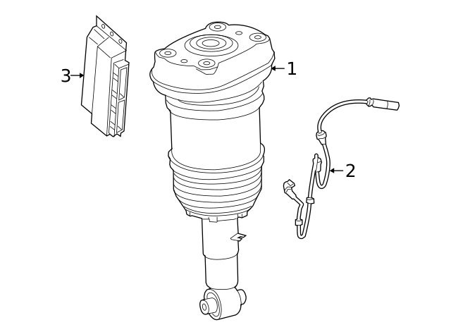 2020-2023 BMW Shock Absorber 37-10-6-869-037 | AutoNationParts.com