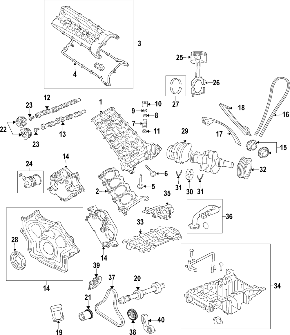 Genuine Oil Pump for 2010-2018 Land Rover | Land Rover Part# LR052436 ...