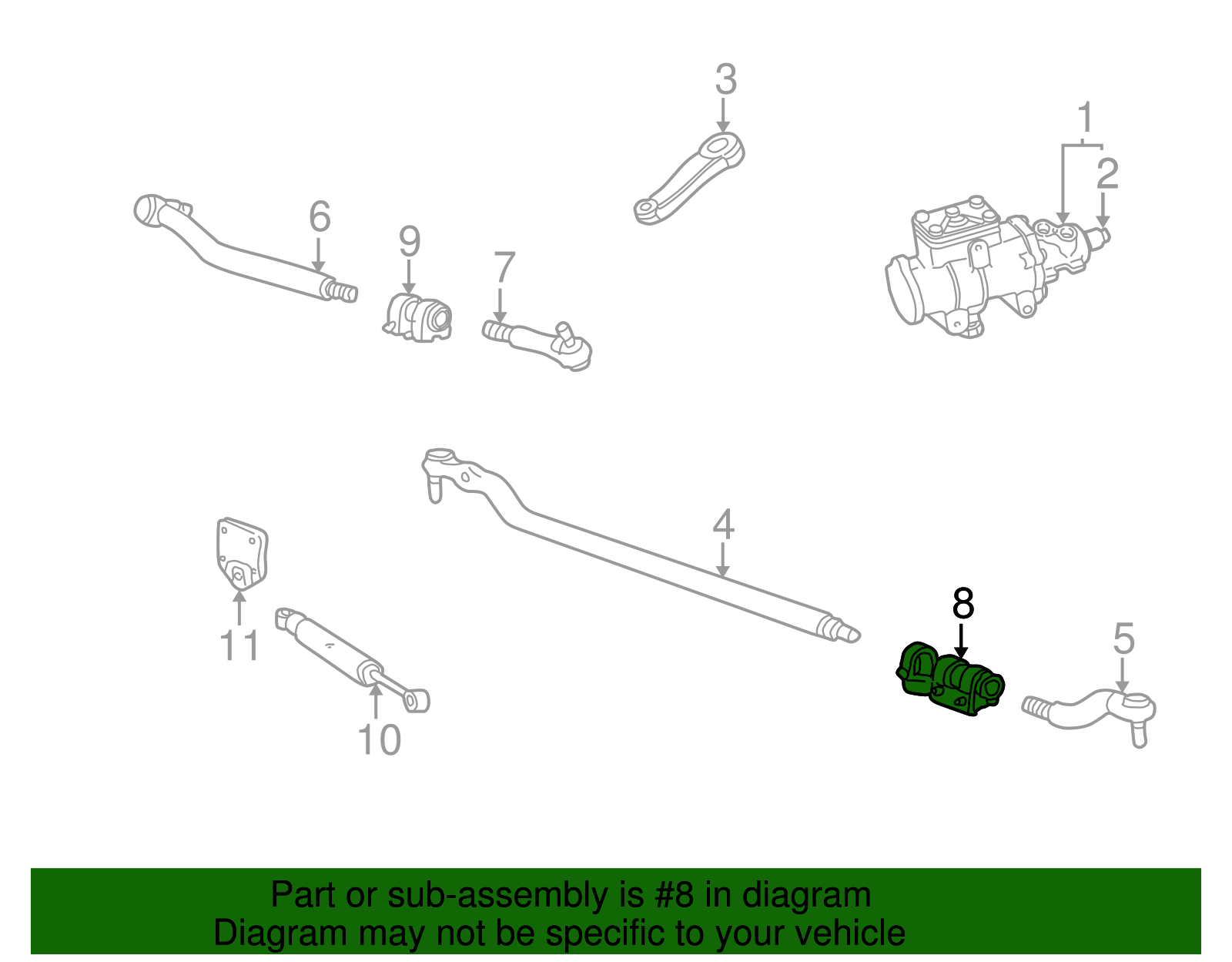 Genuine OEM Ford Part - Adjust Tube PC3Z-3280-B | Genuine OEM Ford ...