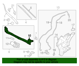 98120-B2000 - Windshield Wiper Linkage 2014-2023 Kia | Kia.Parts Store