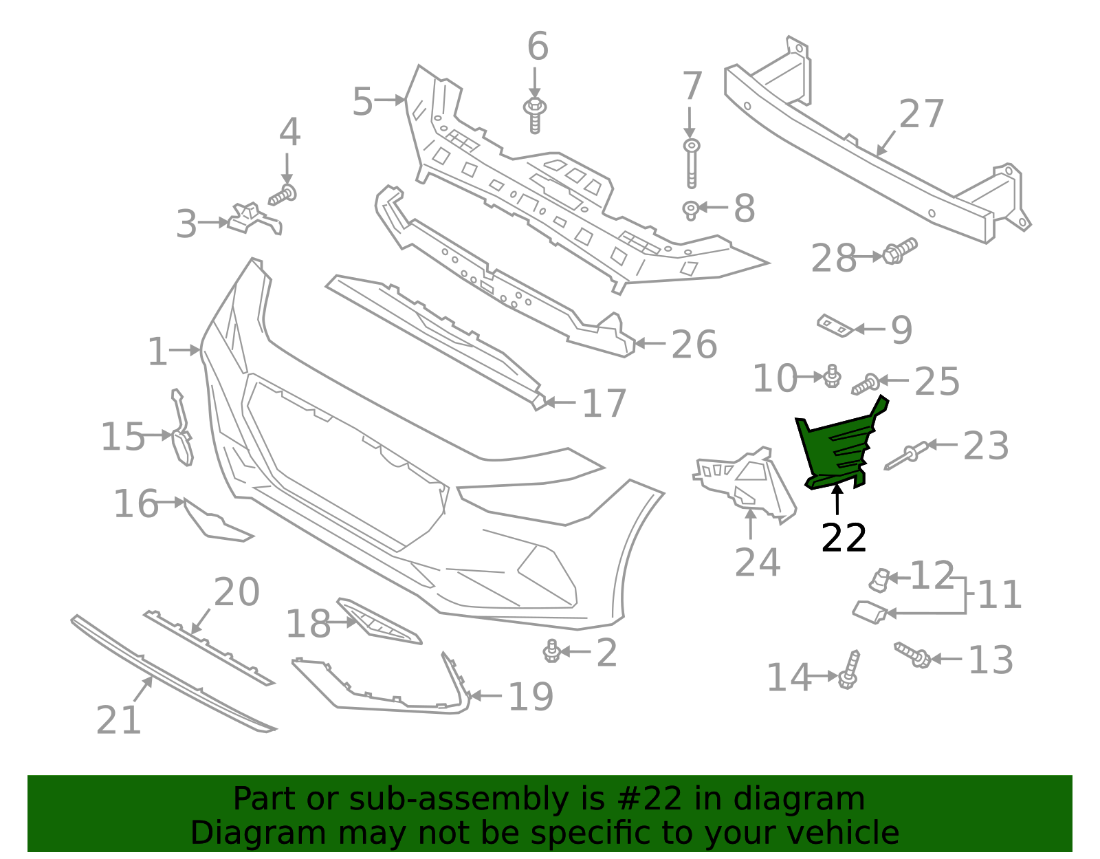 Hyundai - 86568-G9000 - Air Inlet - 2019-2021 Genesis G70 | OEM Hyundai ...