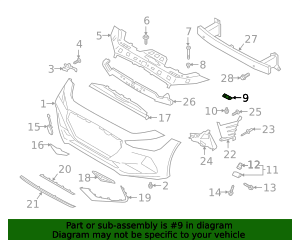 2019-2021 Genesis G70 Upper Support Bracket 86525-G9100 | OEM Parts Online