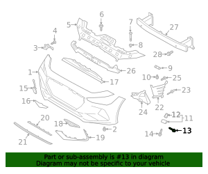 2003-2024 Hyundai Bumper Cover Screw 12442-05207-B | OEM Parts Online