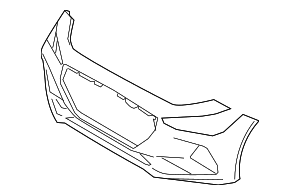 2019-2021 Genesis G70 Cover Front Bumper 86540-G9010 | HyundaiParts.Online