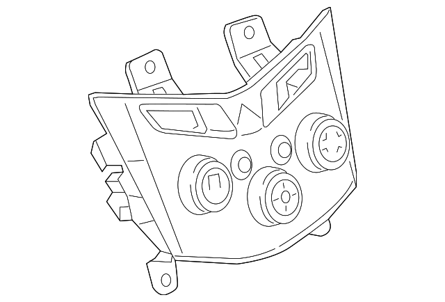 95276583 - Heating and Air Conditioning Control Panel with Rear Window ...