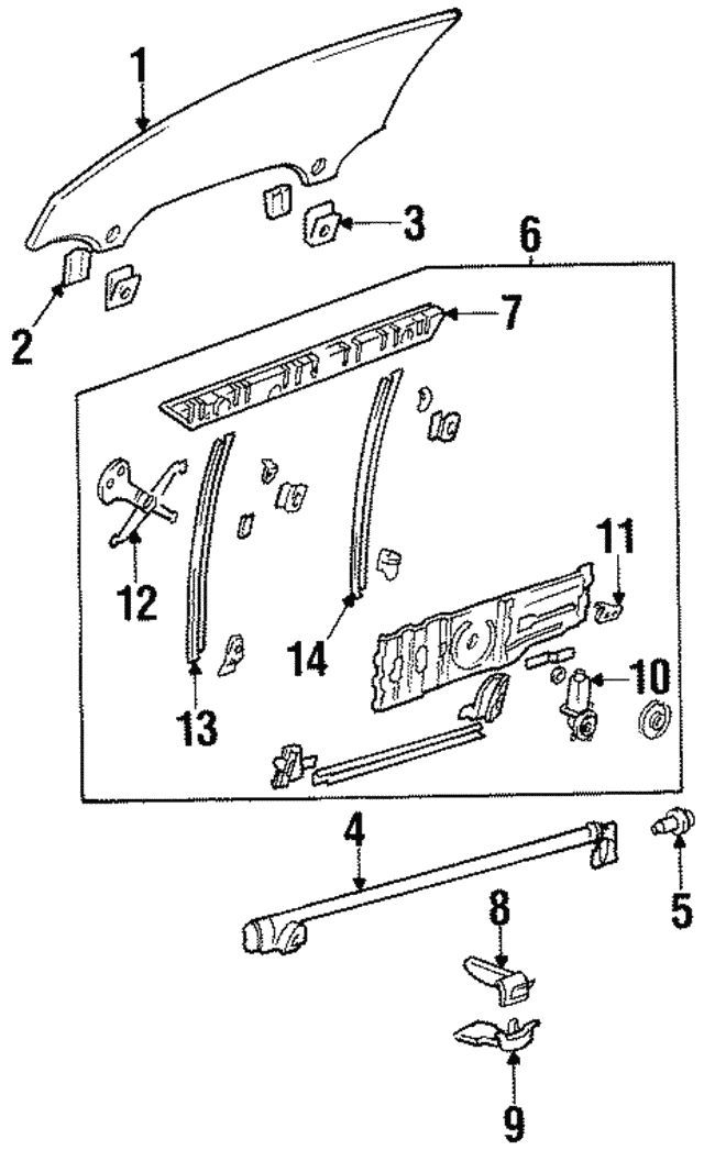 1995-1999 Buick Riviera Module Reinforcement 16623928 | TascaParts.com