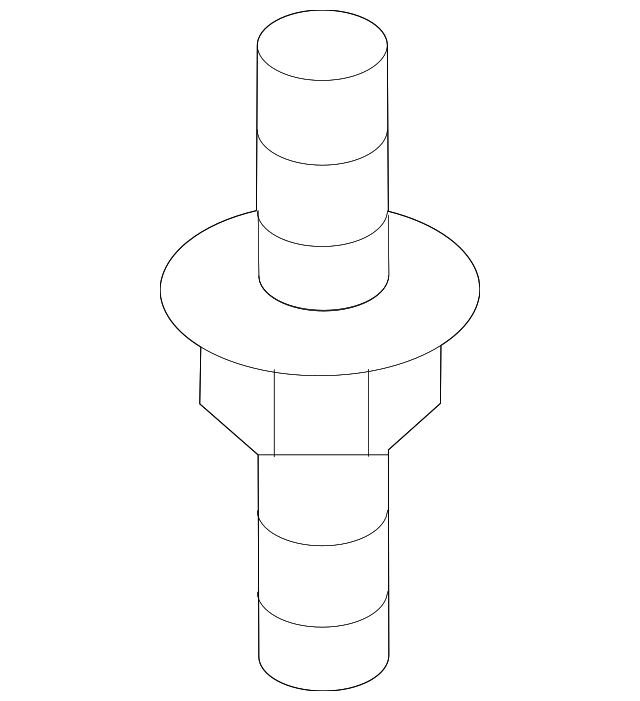 2013-2019 Ford Turbocharger Inter-Cooler Pipe Stud W703875S442 ...