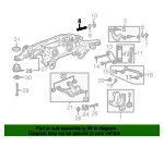 2008-2017 GM Rear Suspension Stud 11610267 GM | GMPartsDirect.com