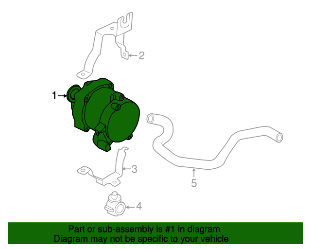 8K0-965-569 - Auxiliary Pump 2010-2018 Audi | Audi OEM Parts