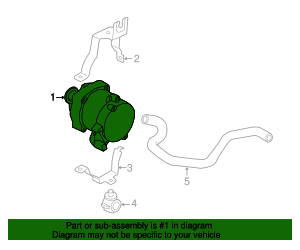 7P0-965-561-C - Engine Auxiliary Water Pump 2009-2015 Audi Q7 | Audi ...