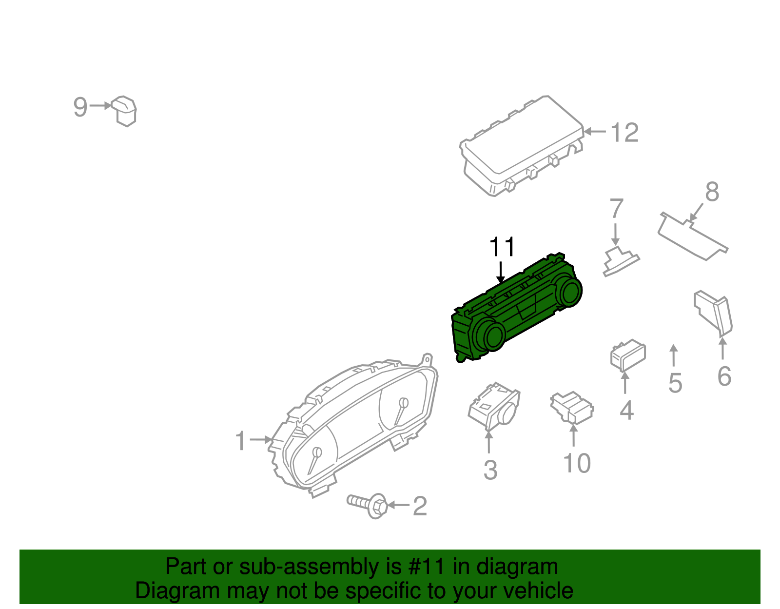 2018-2022 Ford EcoSport | Dash Control Unit | GN1Z-19980-BB | Walls ...