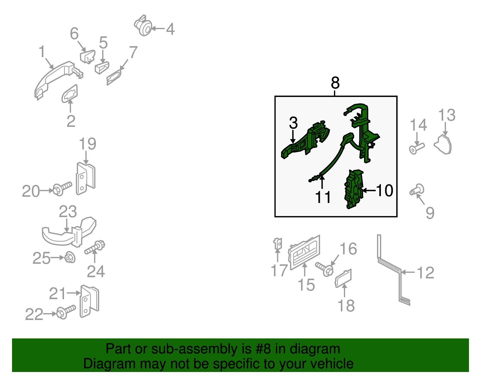EK4Z-61264A00-V - High-Quality Latch Assembly for 2015-2024 Ford ...