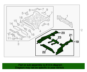 65700-D3000 - Rail Assembly 2016 Hyundai Tucson | Group 1 Auto Parts