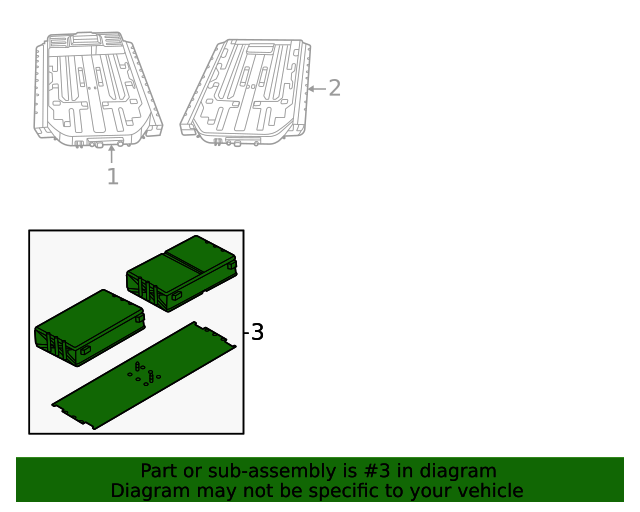 LJ9Z-10D672-CPRM - Remanufactured Array Service Kit Ford Parts Direct